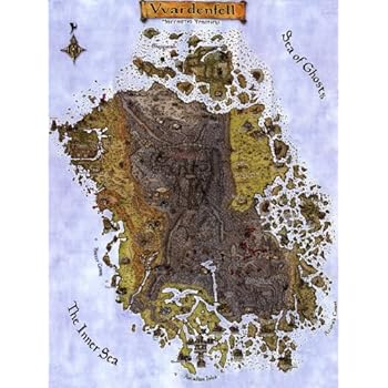 Amazon.com: Morrowind Vvardenfell Map 47x35 Huge Giant Print Poster ...