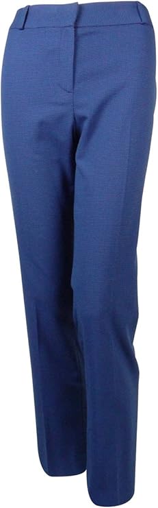 Anne Klein Women's Slim Micro Check Pant at Amazon Women’s Clothing store