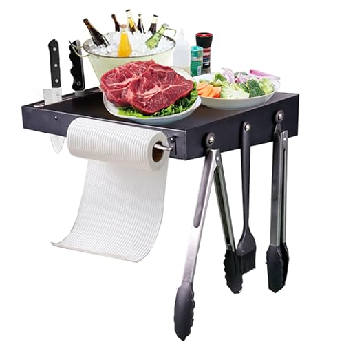 Utheer Grill Heavy Duty Table Shelf for Pit Boss Lexington 540 Wood ...