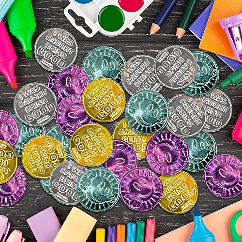 ArtCreativity Colorful Coin Collection - Pack of 144 – ‘I was Caught ...