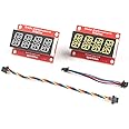 Amazon.com: SparkFun Qwiic Alphanumeric Kit - Display Numbers Characters & Symbols Included 2X ...