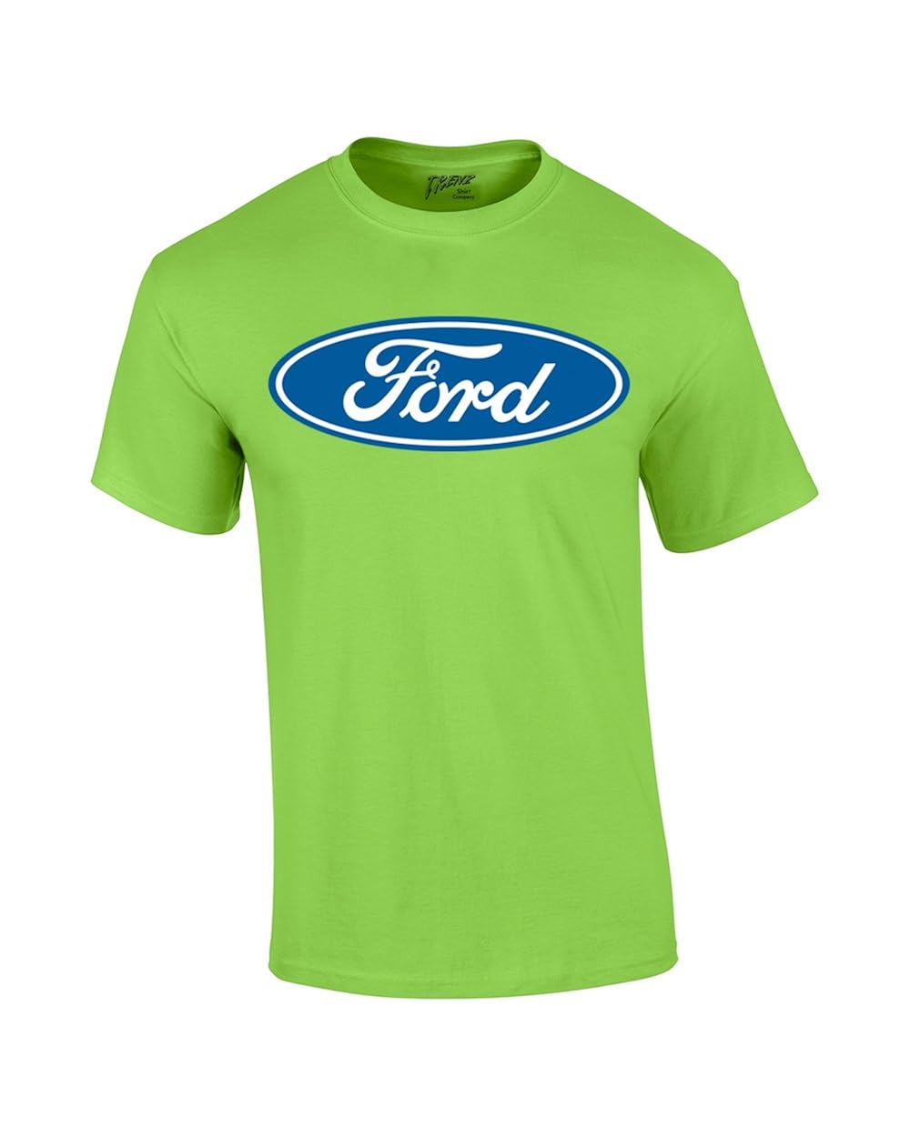 Ford T-Shirt Blue Ford Logo Oval Design-Lime-XXL | Amazon.com