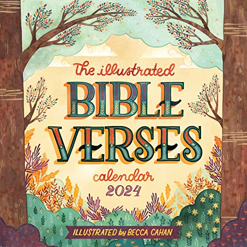 The Illustrated Bible Verses Wall Calendar 2024: Timeless Wise Words of ...