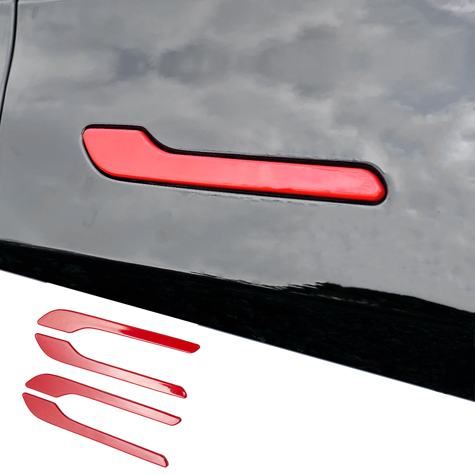 XTnueotr Door Handle Cover for Tesla Model Y/3, Door Handle Decoration ...