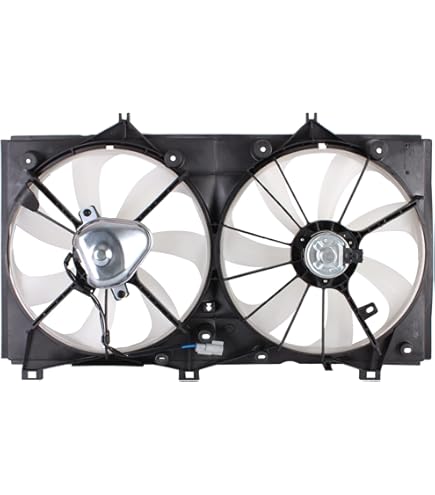2006 Toyota Sienna Radiator Dual Radiator Cooling Fan Assembly With ...