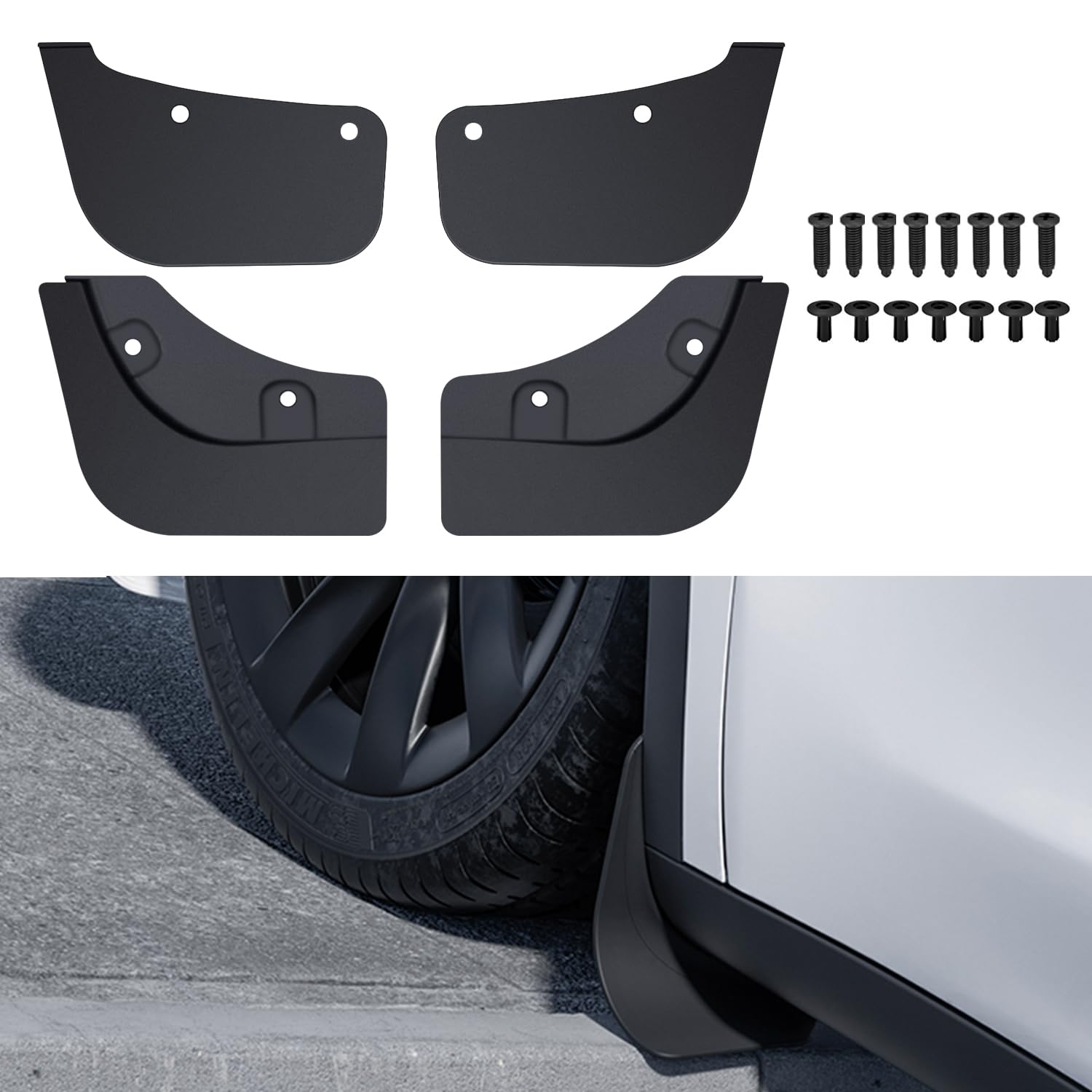 Mua Topfit for Tesla Model Y Mud Flaps Car Mud Guards Defender Wheel ...