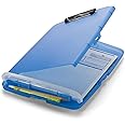Amazon.com : Officemate Slim Clipboard Storage Box, Translucent Blue ...