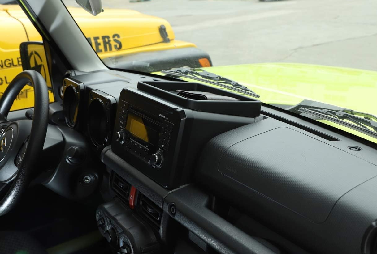 Bestmotoring Jimny Black ABS Car Center Console Storage Box Dashboard ...