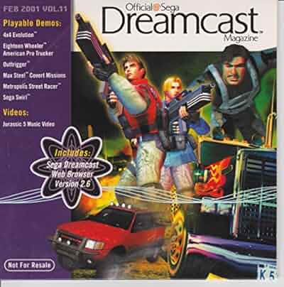 Amazon.com: Dreamcast Magazine February 2001 Vol. 11 Demo Disc w ...