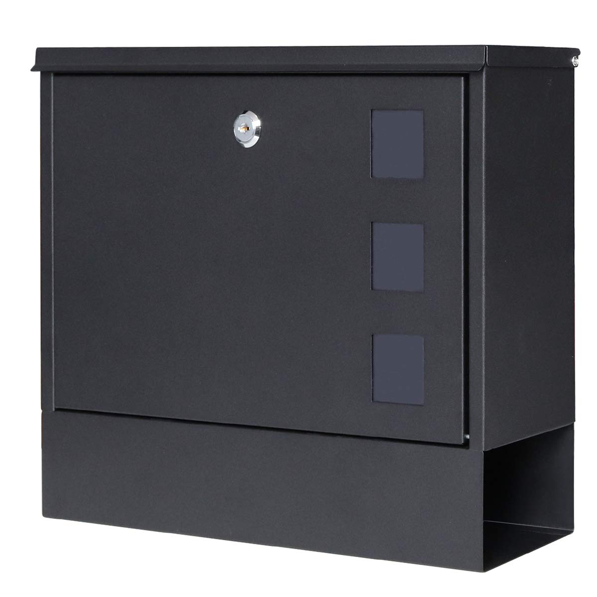 Lockable Mailboxes with Keys,Outdoor Wall Mounted Mail Box with Large ...