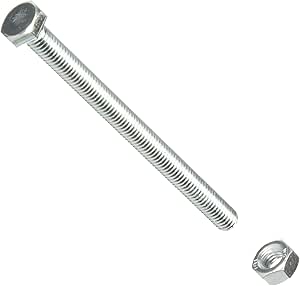Tornillo cabeza hexagonal 8.8 con tuerca. A Norme Uni 5739 DIN 933 ...
