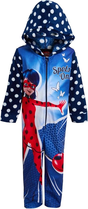 Miraculous Girls Onesie Ladybug Dress Up All in One for Kids Luxury ...