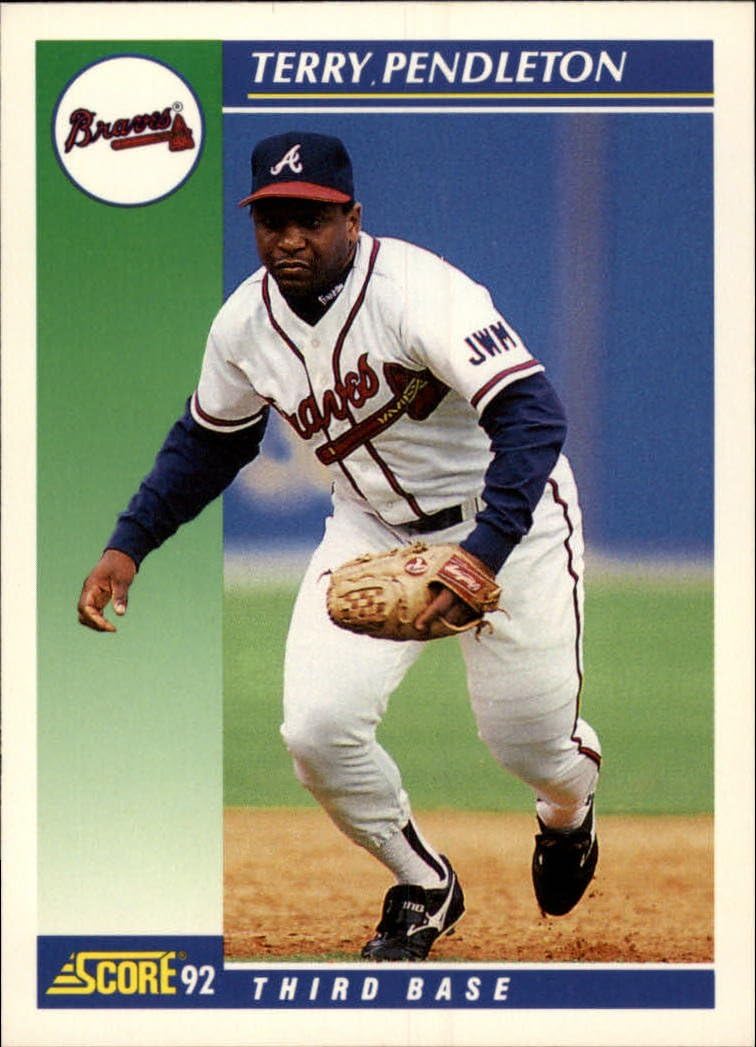 Amazon.com: 1992 Score Baseball Card #18 Terry Pendleton: Collectibles ...