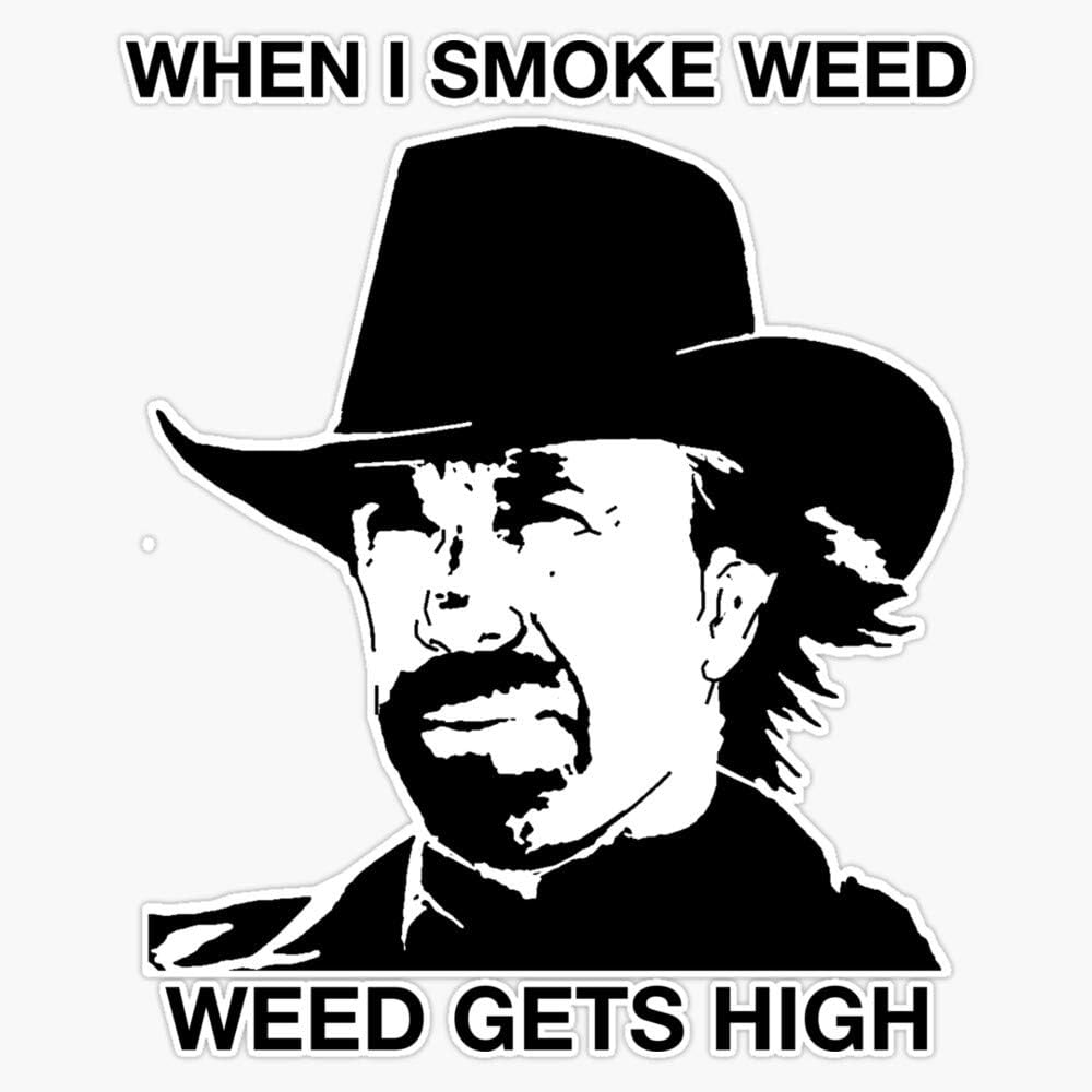 Amazon.com: Chuck Norris Is Tough Funny Sticker Vinyl Decal Wall Laptop ...