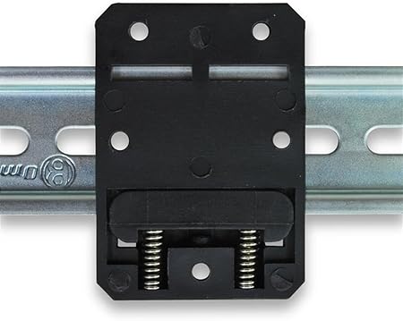 2 Pack of DIN rail mounting plate brackets for standard 35mm DIN rail ...