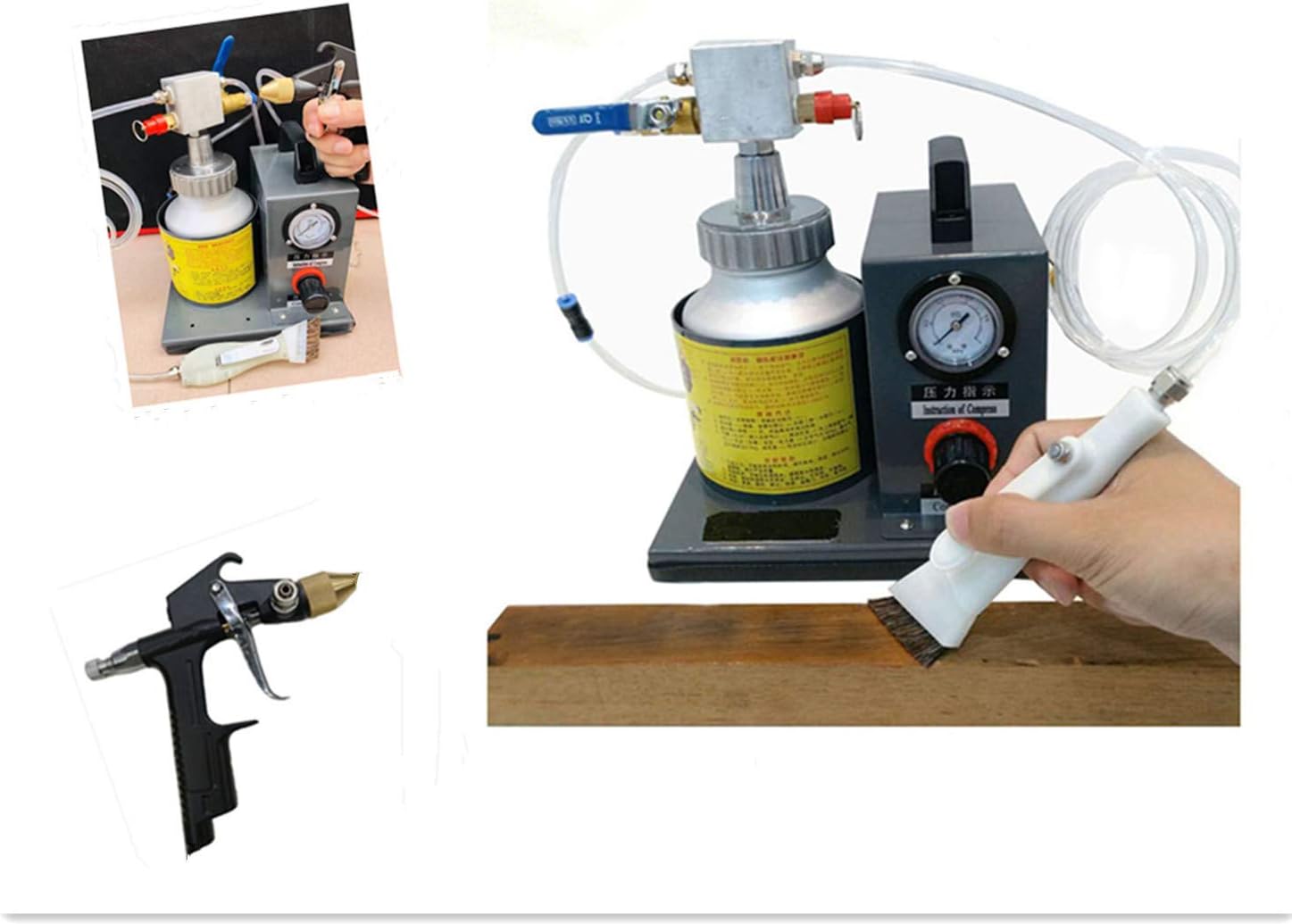 KUNHEWUHUA Pneumatic Automatic Glue Machine Double-head Automatic Glue ...