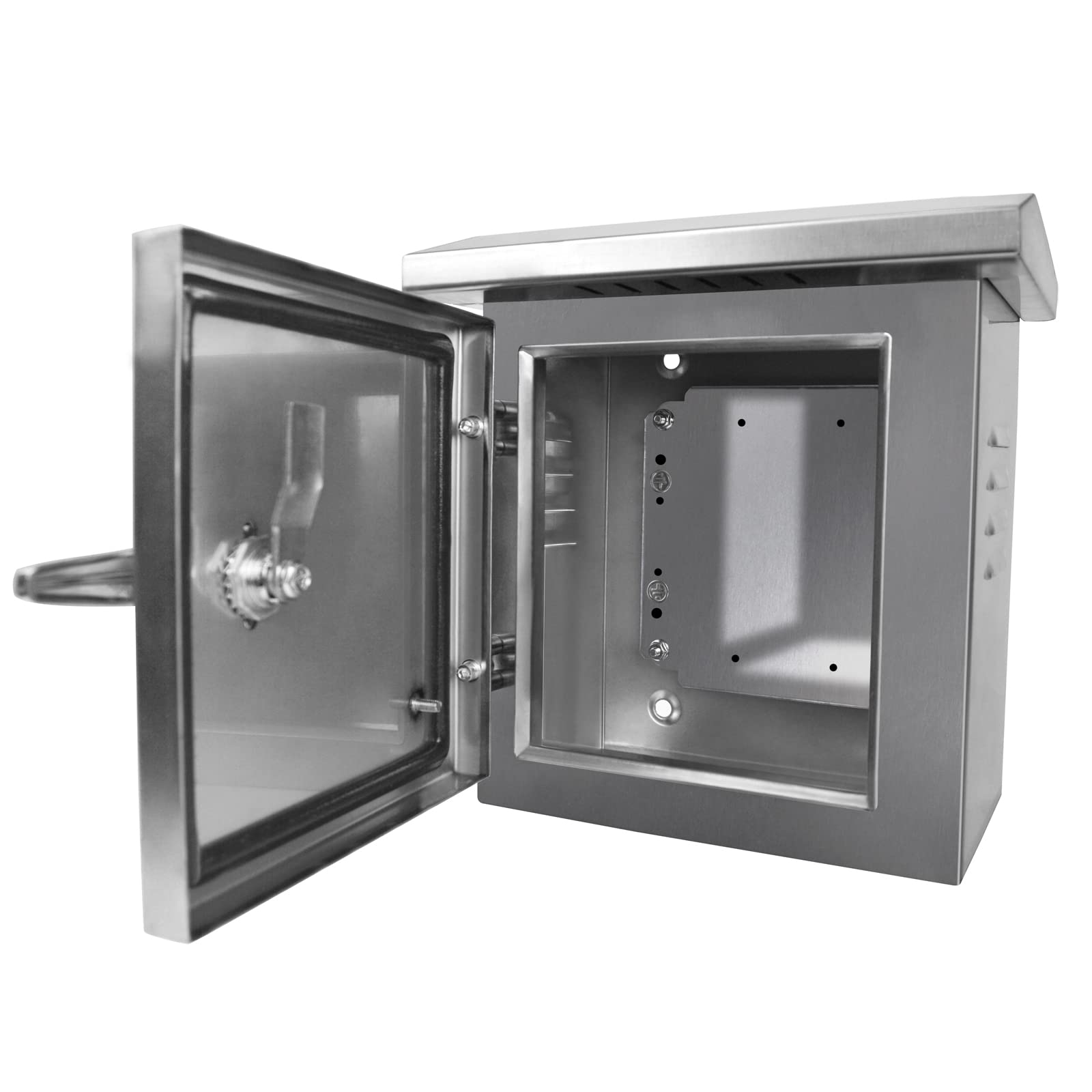 Mua Outdoor Electrical Box 12 X 10 X 6'' NEMA 4X Enclosure 304 Stainless Steel Electrical Box ...