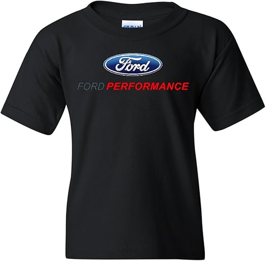 Amazon.com: Ford Performance Youth T-Shirt Ford Mustang GT ST Racing ...
