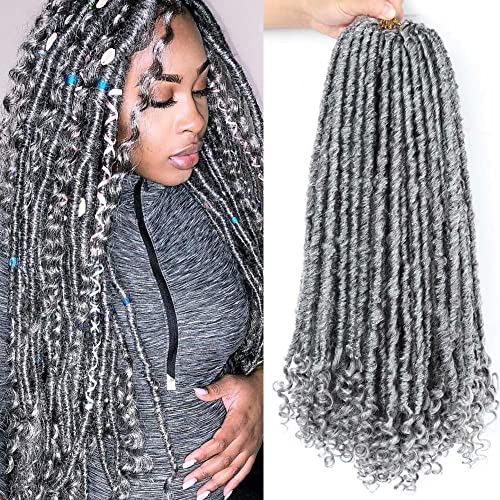 Wavy Gypsy Locs Ombre Crochet Hair 20" 6Packs/Lot Goddess Locs 100% ...