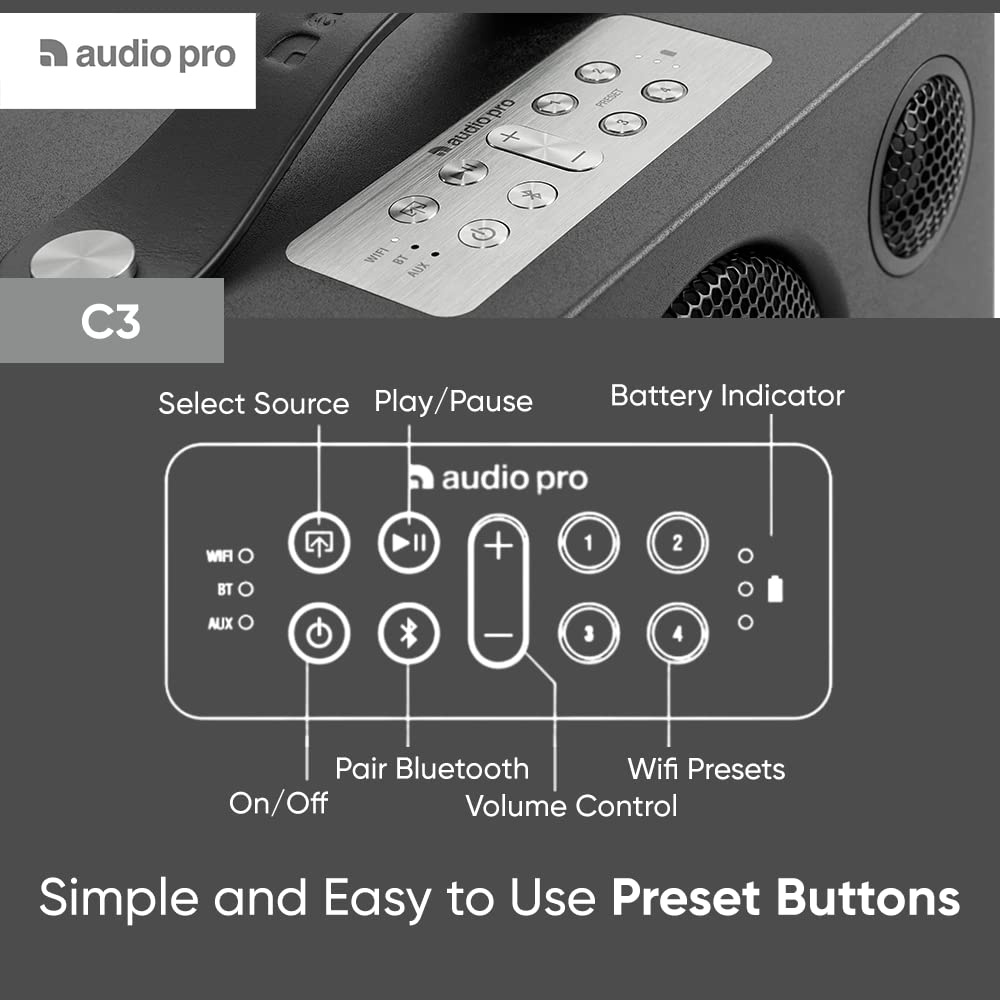 Mua Audio Pro Addon C3 Wireless Bluetooth Multiroom Speaker - High ...
