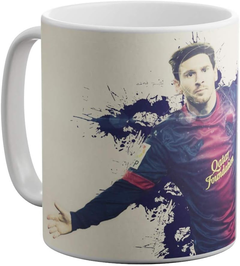 Buy HeartInk Lionel Messi Fan Art Printed Ceramic Tea/Coffee Mug ...