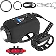 Amazon.com : Bike Horn with Light, 110 dB Bike Lights for Night Riding ...