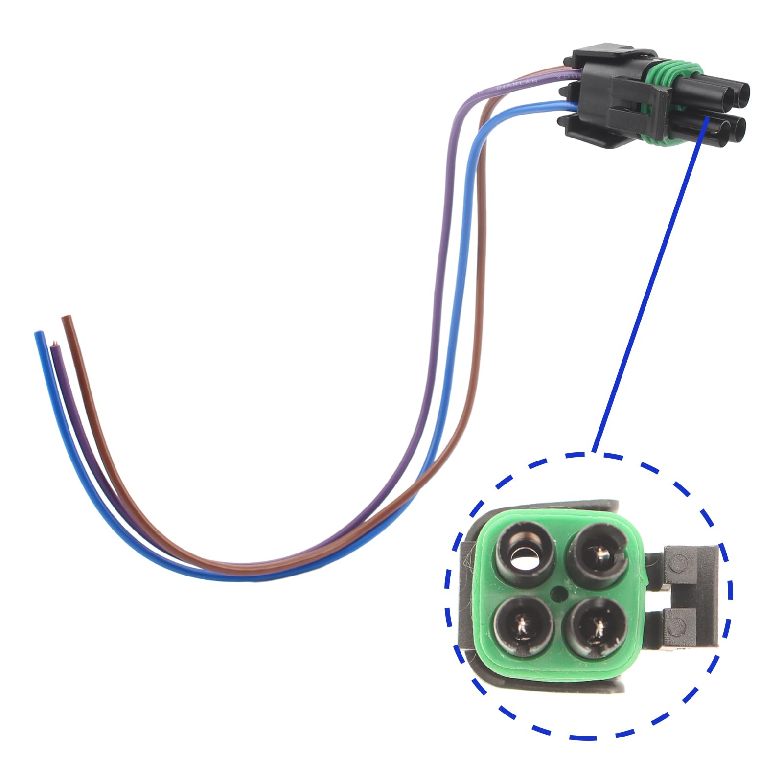 MOTOALL Converter TCC 700R4 4L60 Connector Pigtail Wiring Harness TPI ...