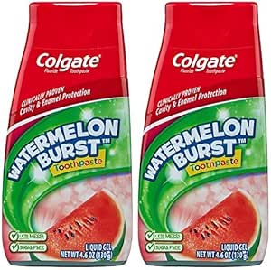 Amazon.com: Colgate Kids Watermelon Burst Toothpaste, 4.6 Ounce (Pack ...