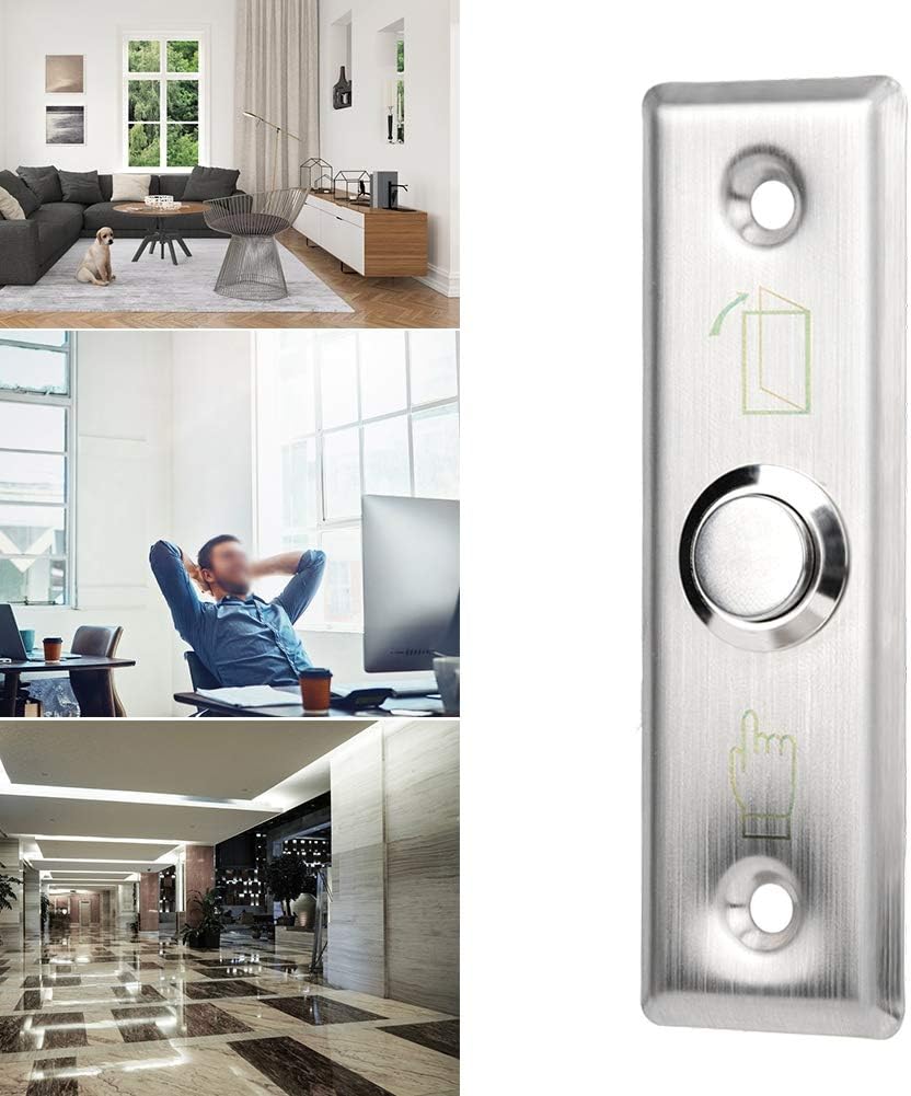 Door Access Control Switch Stainless Steel Exit Push Release Button ...