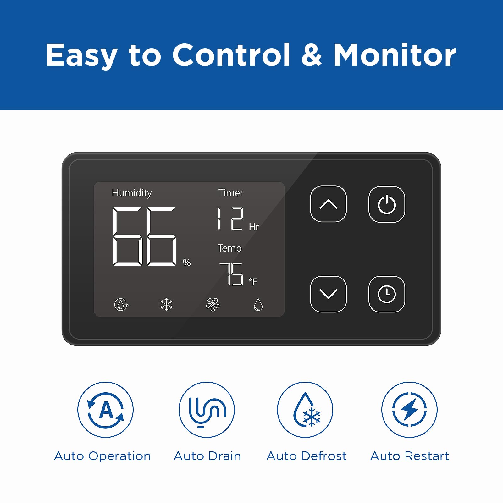 Mua 145 Pint Commercial Dehumidifier with Drain Hose for Crawl Spaces ...
