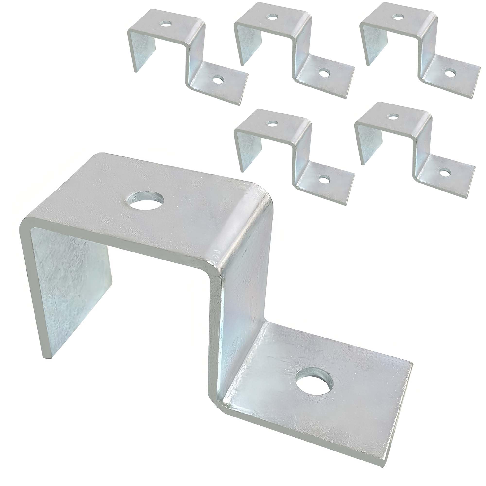 Steel Utility Trailer Stake Pocket Brackets 6Packs 1 1/8"(30mm) Wing ...