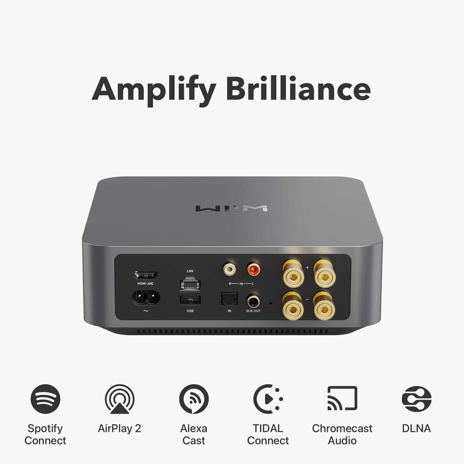 Mua Amp: Multiroom Streaming Amplifier | Compatible with Chromecast ...