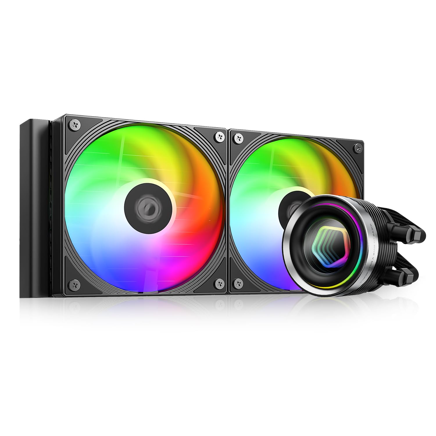 ID-COOLING FX240 INF 240mm Liquid CPU Cooler, AIO Cooler with ARGB ...