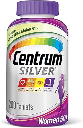 Centrum Silver Women 50+ Multivitamin/Multimineral Supplement Tablets ...