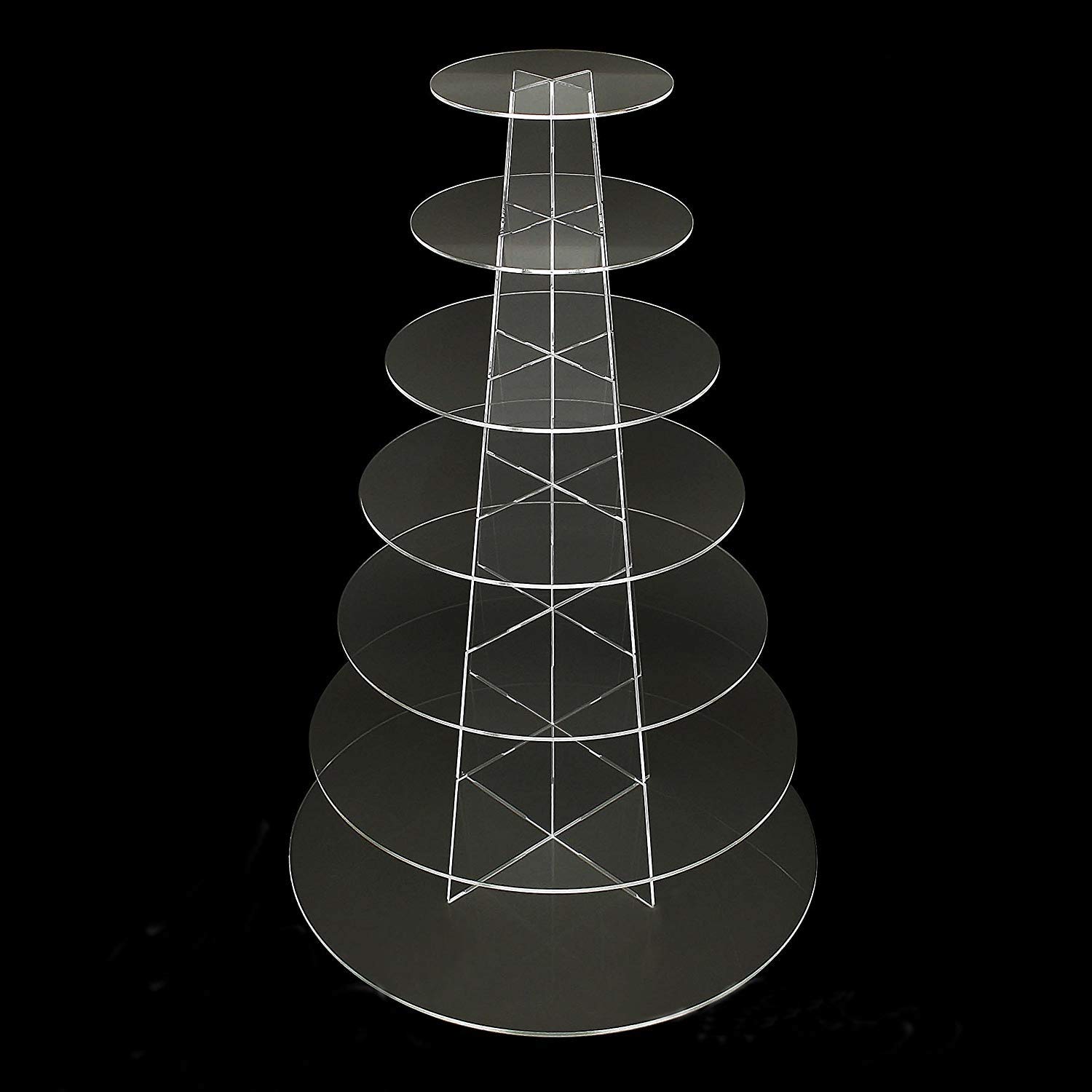 Buy Display4top Cupcake Stand Acrylic Display for Wedding Birthday ...