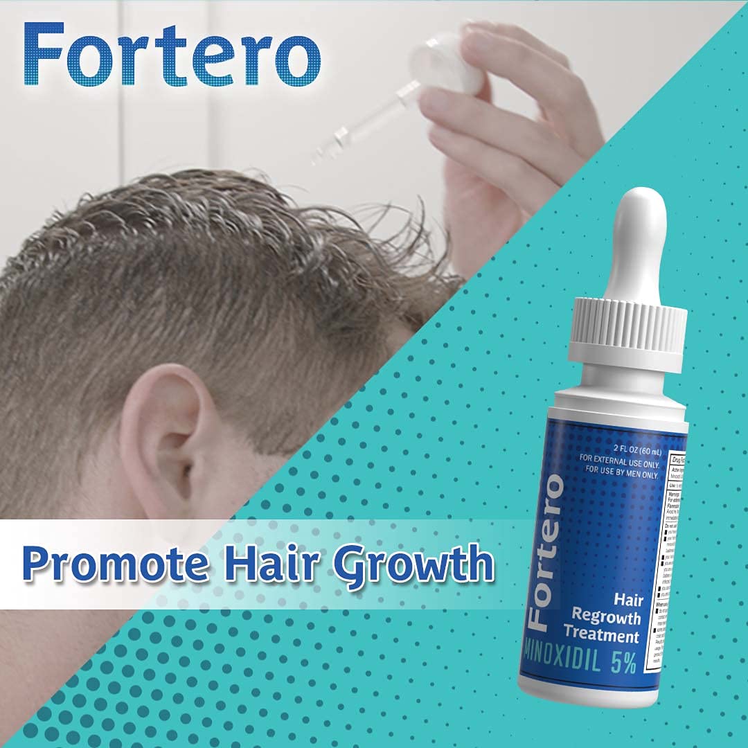 Mua Fortero Hair Regrowth Treatment for Men 5% Minoxidil - Anti-Hair ...