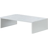 Amazon.com: Convenience Concepts Designs2Go Monitor Riser, Small, White ...