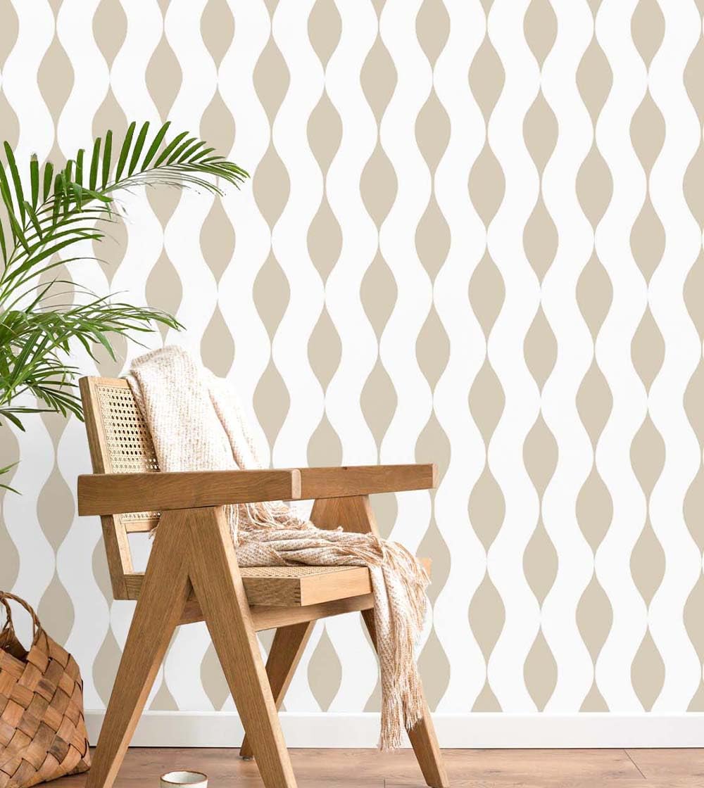 Lativo Boho Peel and Stick Wallpaper Modern Contact Paper for Cabinets ...