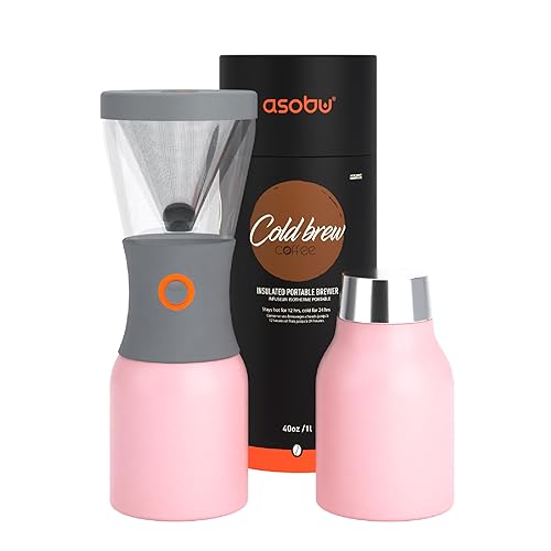 asobu Coldbrew Portable Cold Brew Coffee Maker With a Vacuum Insulated ...