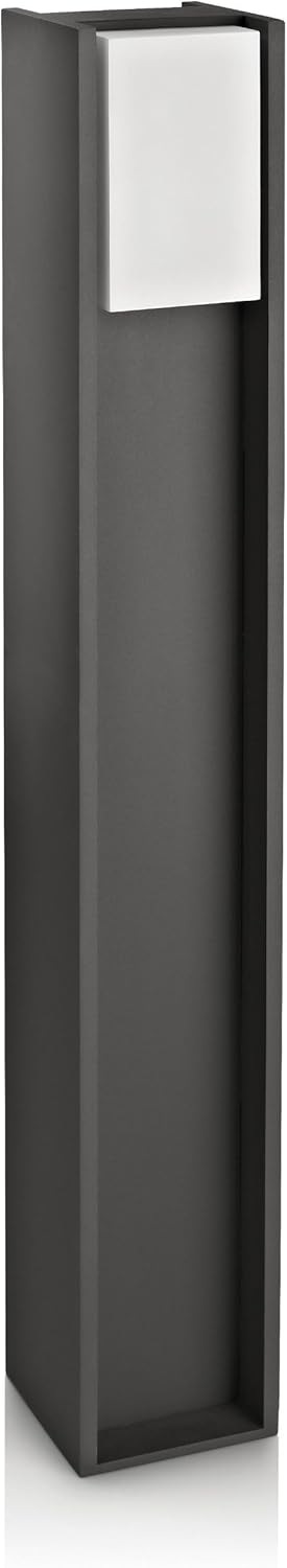 Philips Ecomoods Bridge Outdoor Post, Anthracite (Includes 1 x 14 W E27 ...