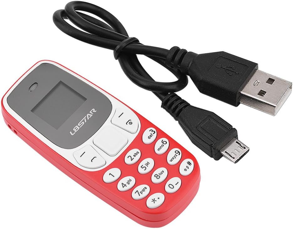 Mini teléfono móvil pequeño teléfono celular Bluetooth Marcador ...