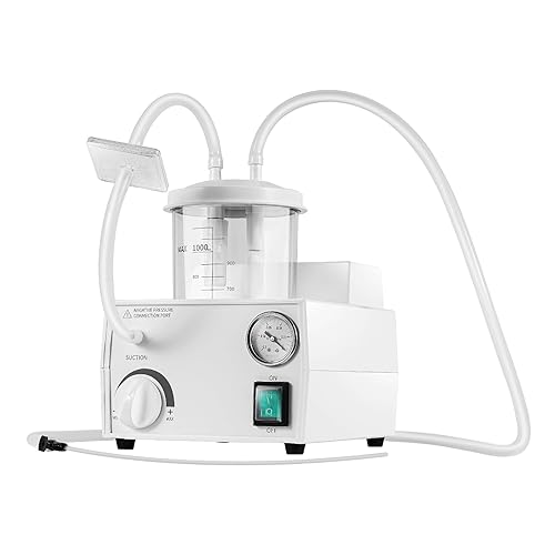 Bokknppo Portable Veterinary Suction Unit Quiet Vacuum Pump Device ...