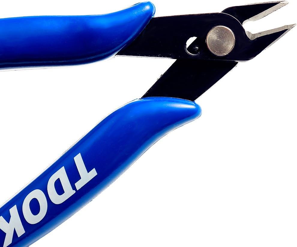 TDOK Cable Snips Electrical Cutting Pliers Jewelry Wire Flush Cable ...