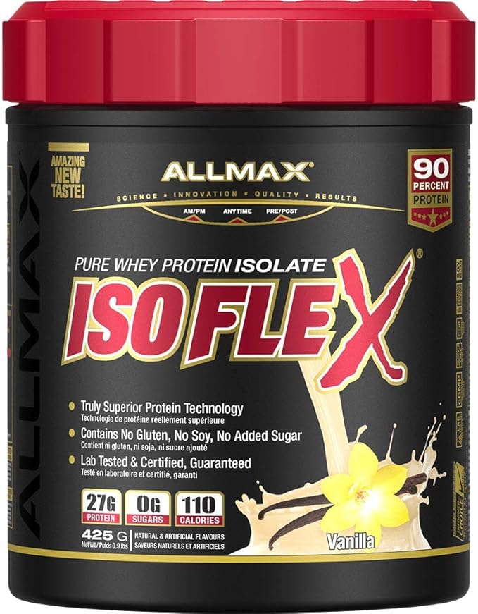 ALLMAX Nutrition - ISOFLEX - 100% Ultra-Pure Whey Protein Isolate ...