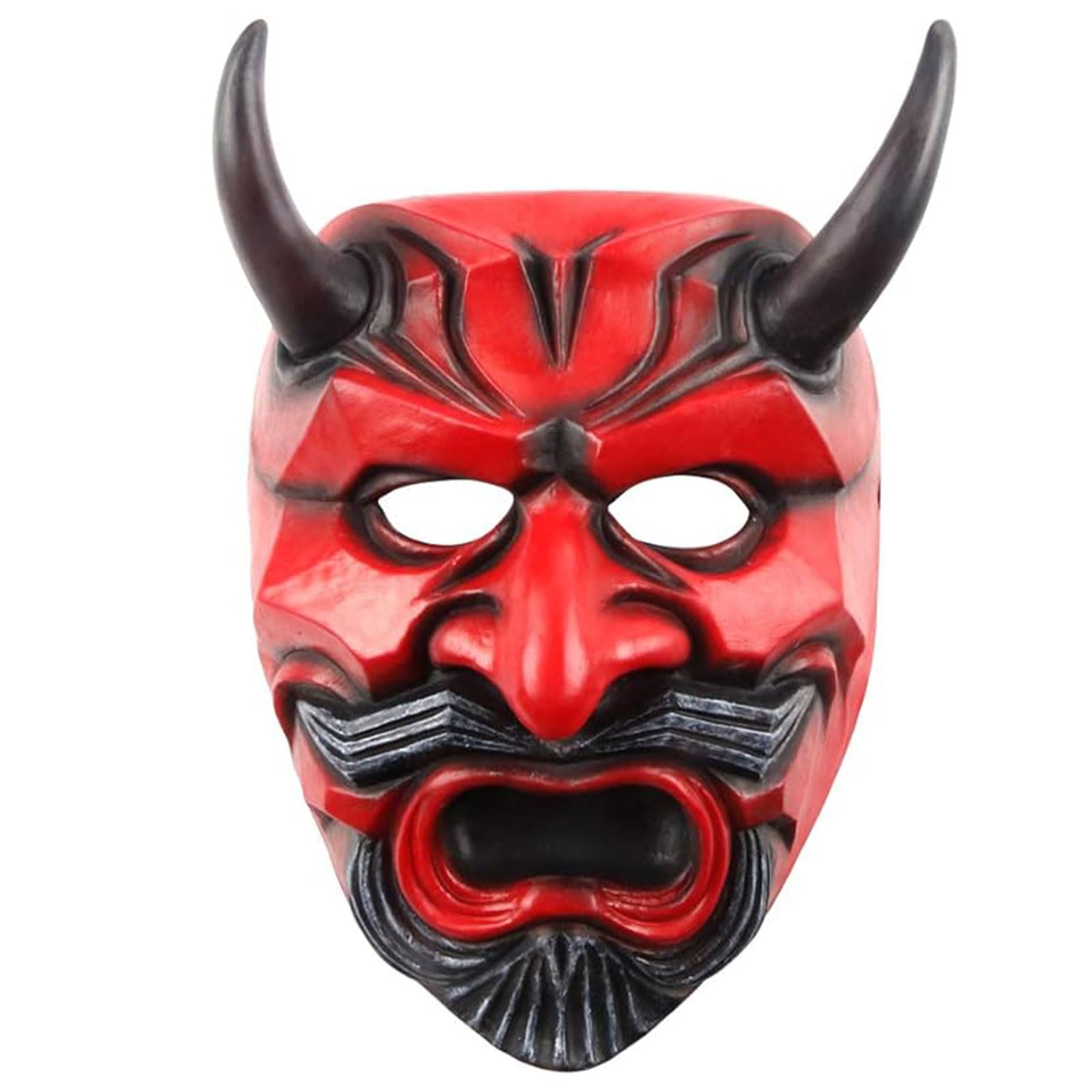 Mua Bstask Hannya Mask, Japanese Demon Face Halloween Mask NOH Mask ...