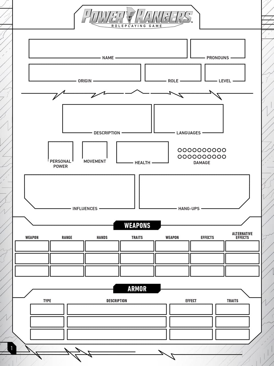 Mua Renegade Game Studios Power Rangers Roleplaying Game Expanded ...