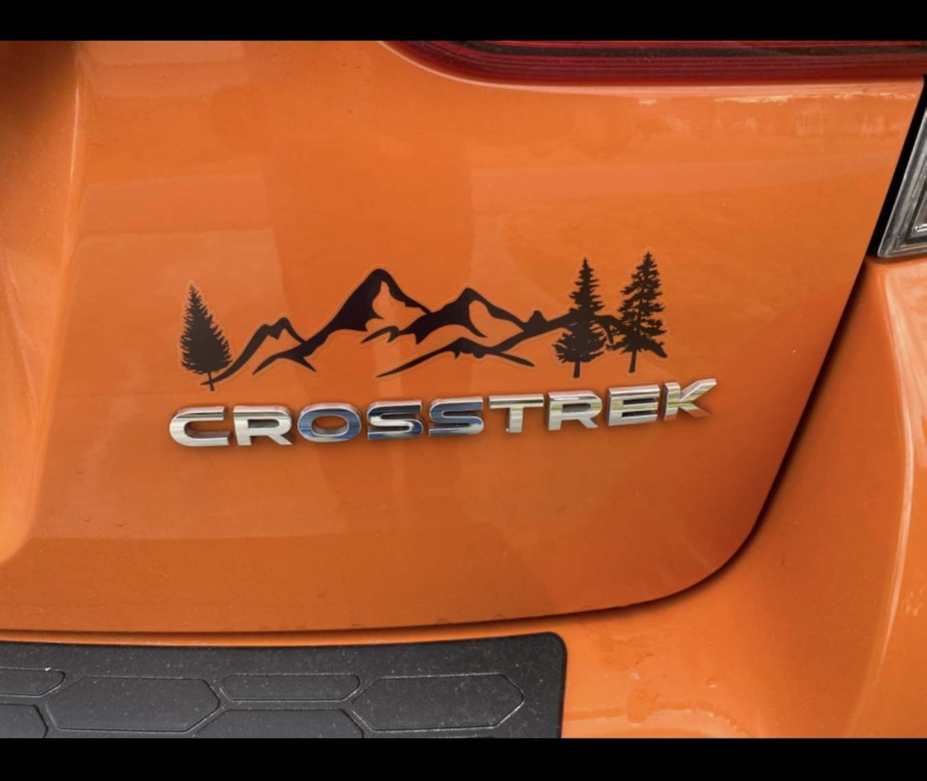 Amazon.com: Mountain Decal Vinyl Car Truck Tree Sticker Trunk Badge ...