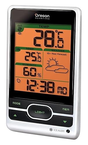 Oregon Scientific THN132N Wireless Temperature Sensor - White: Amazon ...