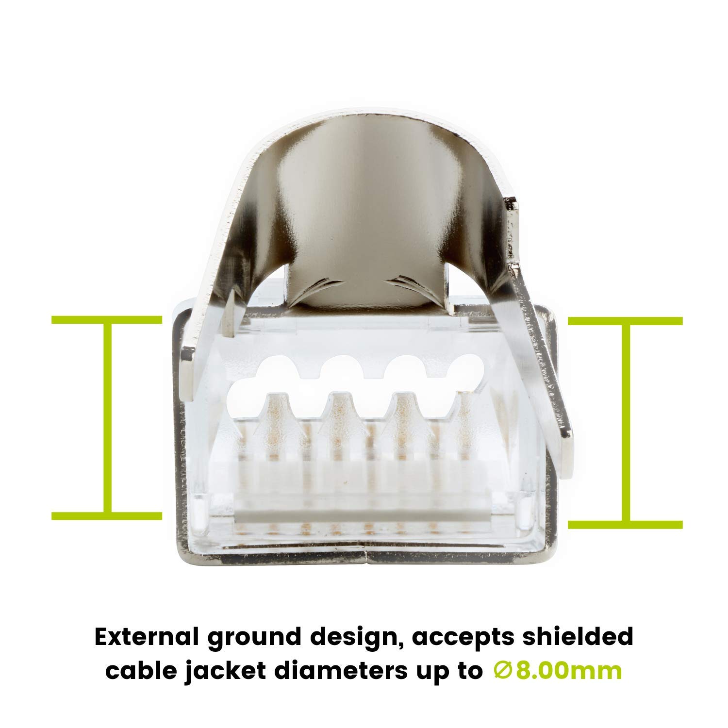 Mua trueCABLE Cat6/6A RJ45 Pass Through Modular Plugs, Shielded (STP ...