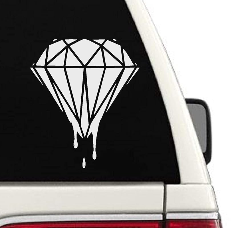 Amazon.com: Dripping Diamond Car or Wall Decal Sticker: Handmade